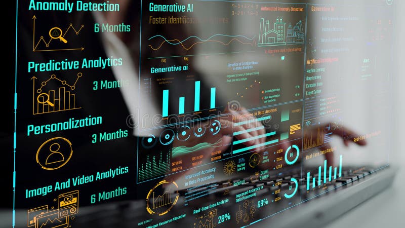 AI Brain Processing Data with Generative Artificial Intelligence ...