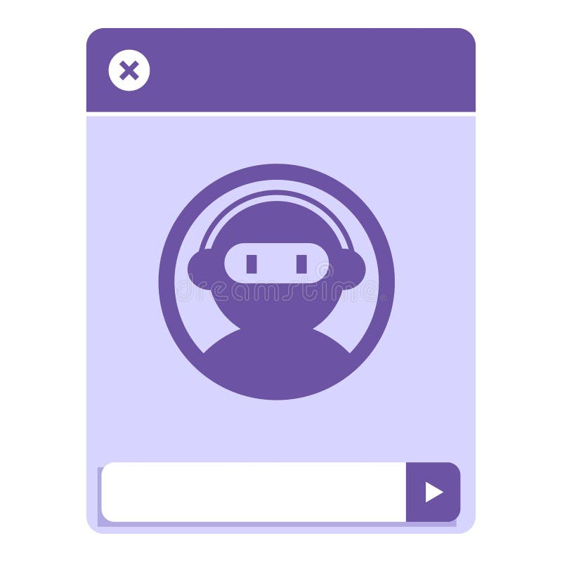 Ai Assistant Chatbot is Listening in Web Browser Window Stock ...