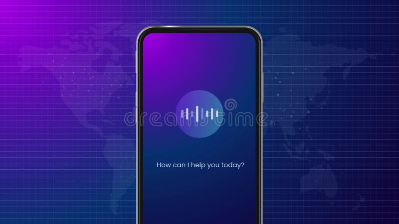 AI Assistant Circle Voice Speech Audio Sound Wave Large Language Model ...