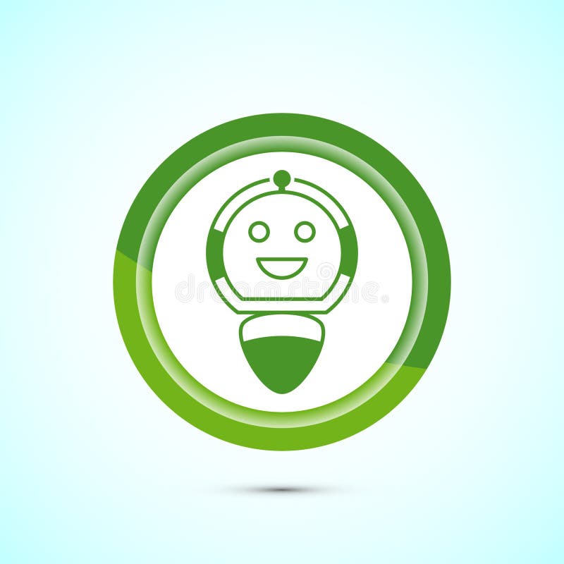 AI Assistant Icon Design Illustration. Digital or Virtual Assistant ...