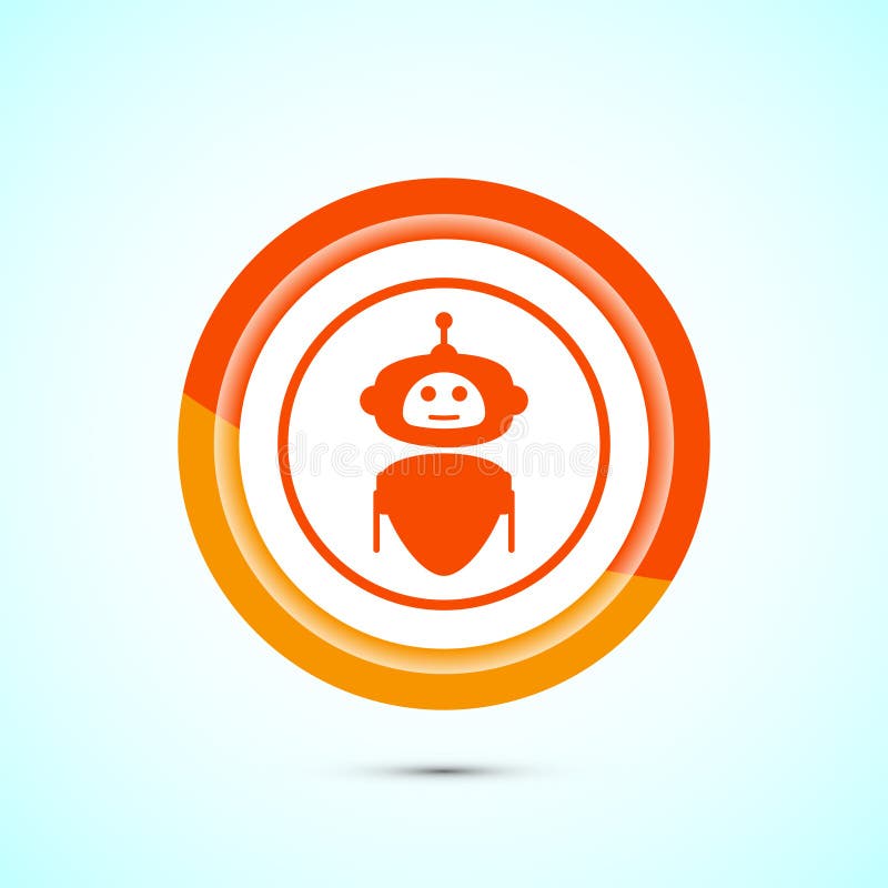 AI Assistant Icon Design Illustration. Digital or Virtual Assistant ...