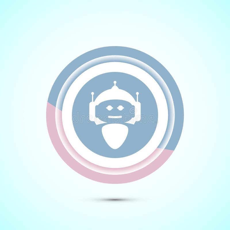 AI Assistant Icon Design Illustration. Digital or Virtual Assistant ...