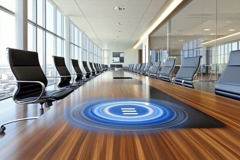 AI Assistant Rises in Neon Scene Stock Illustration - Illustration of ...