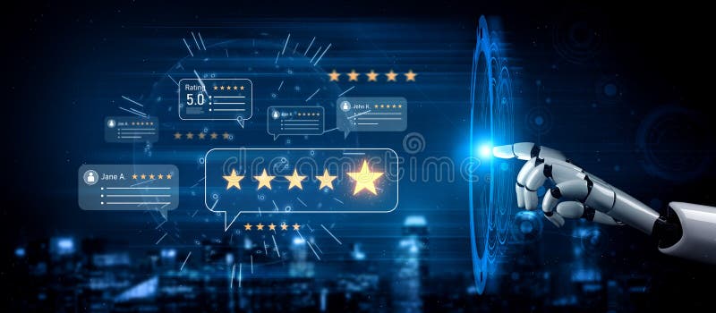 AI-assisted Customer Review and Rating Platform for User Insight Vouch Stock Image - Image of ...