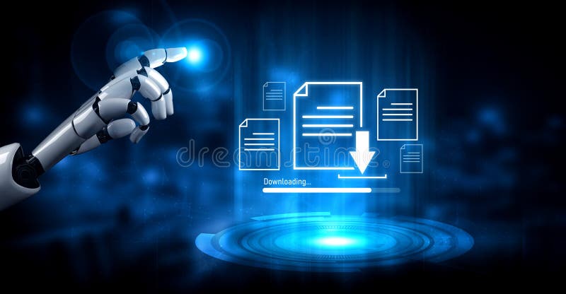 AI-Assisted Document Download and Retrieval Vouch Stock Image - Image ...