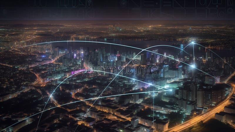 AI Assisted Energy Consumption Analysis Stock Illustration ...