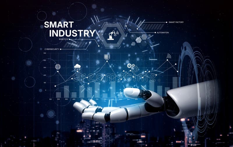 AI-Assisted Smart Industry Analytics and Automation Platform Vouch Stock Image - Image of ...