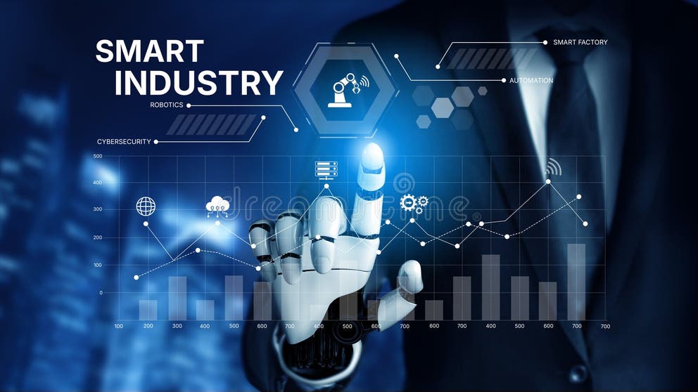 AI-Assisted Smart Industry Analytics and Automation Platform Vouch Stock Image - Image of ...