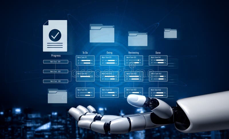 AI-Assisted Task Management and Workflow Automation Vouch Stock Image ...