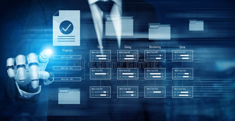 AI-Assisted Task Management and Workflow Automation Vouch Stock Photo ...