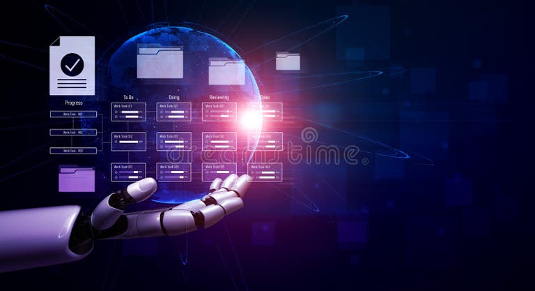 AI-Assisted Task Management and Workflow Automation Vouch Stock Photo ...