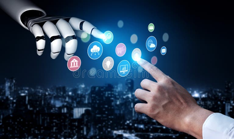 AI-Assisted Visualization of Business Icon Ecosystem Vouch Stock ...