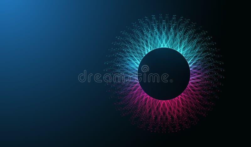 AI Banner Concept in the Digital Style. Generative Ideas Design Element ...