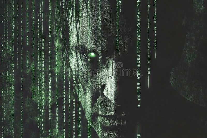 An AI-based Face Profile in a Digital Data Stream. Digital Cyber ...