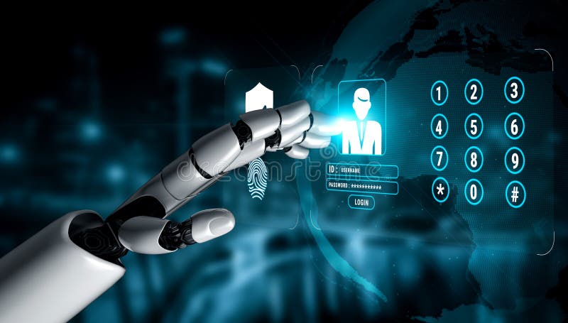 AI Based Multi Factor Authentication for Digital Security Motif Stock ...