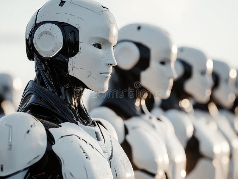 AI based robots stock image. Image of work, human, cyber - 341688109
