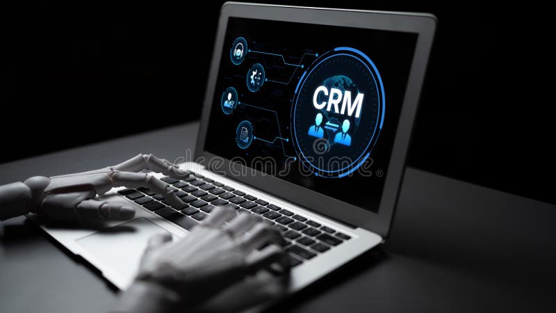 AI Boosts CRM with Smart Data-Driven Customer Insights Spline Stock Image - Image of strategy ...