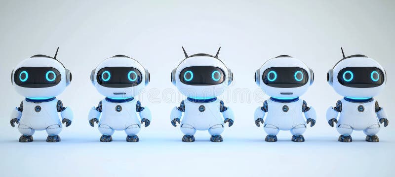 An AI Bot, a Hand Mascot, a Human and Chatbot Combination, an ...