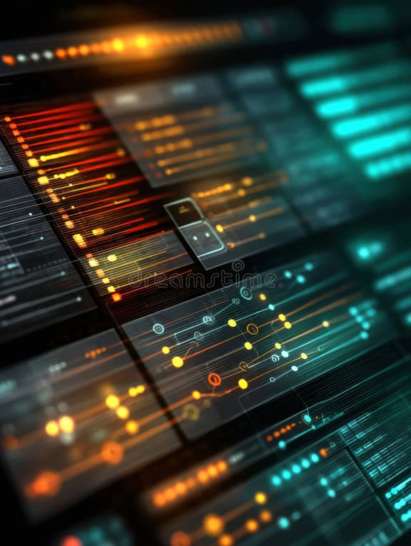 AI Bot Writing Complex Code in Real Time with Glowing User Interface ...
