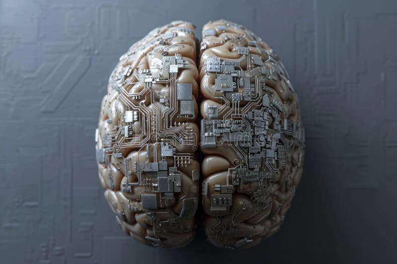 Artificial Intelligence Brain Microprocessor Nervous System Stock Illustrations – 62 Artificial ...