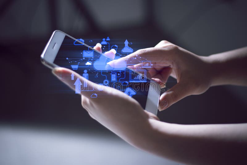 Ai Brain Data Deep Learning, Mobile Application, Telecommunication ...