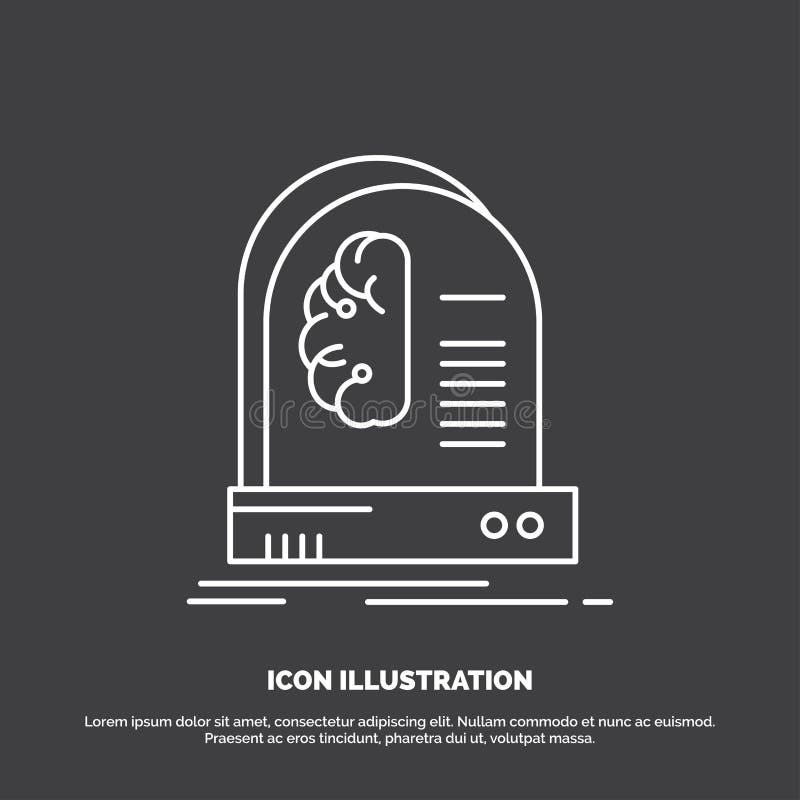Ai, Brain, Future, Intelligence, Machine Icon. Line Vector Symbol for ...