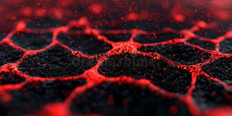 AI Brain Interface Visualization Concept Art Stock Illustration ...