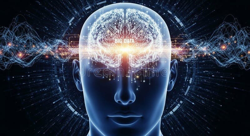 323 Machine Learning Ai Digital Brain Processing Big Data Analysis Information Stock Photos ...