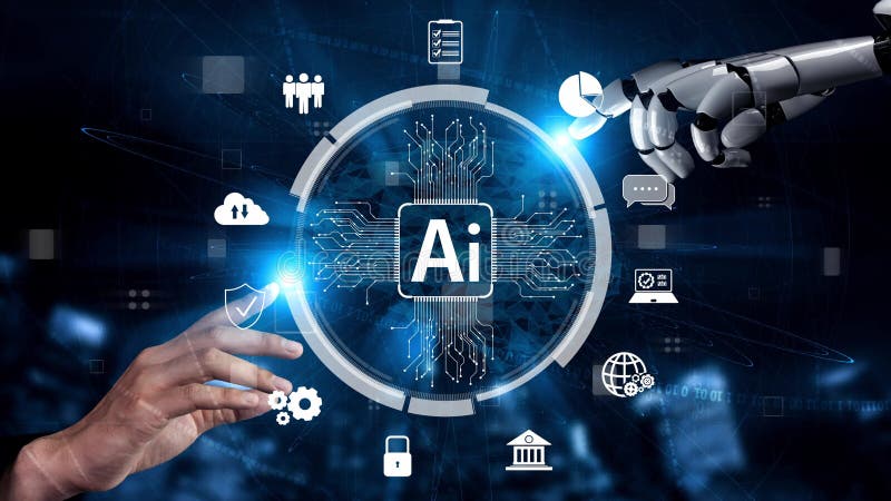 AI Brain Processing Data with Generative Artificial Intelligence Concept Muxer Stock Video ...