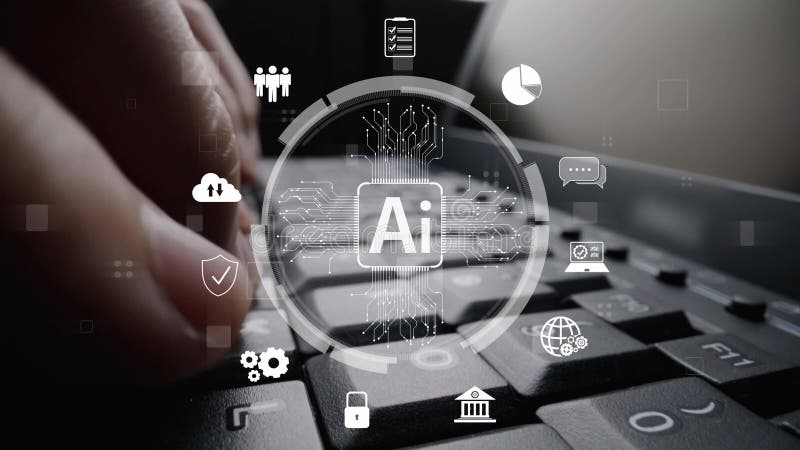 AI Brain Processing Data with Generative Artificial Intelligence Concept Muxer Stock Video ...