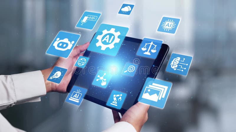 AI Brain Processing Data with Generative Artificial Intelligence ...