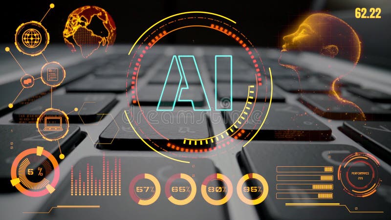 AI Brain Processing Data with Generative Artificial Intelligence ...