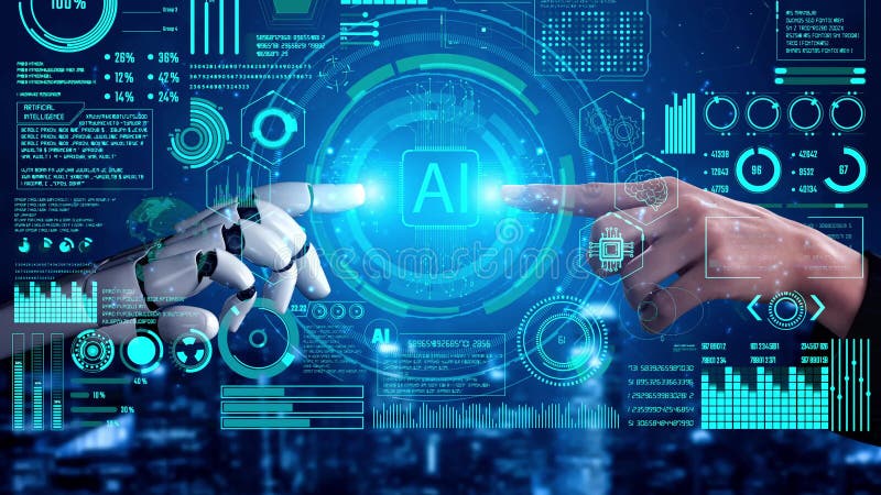 AI Brain Processing Data with Generative Artificial Intelligence ...