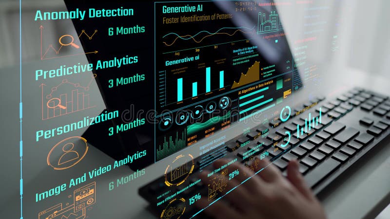 AI Brain Processing Data with Generative Artificial Intelligence Concept Thunk Stock Video ...