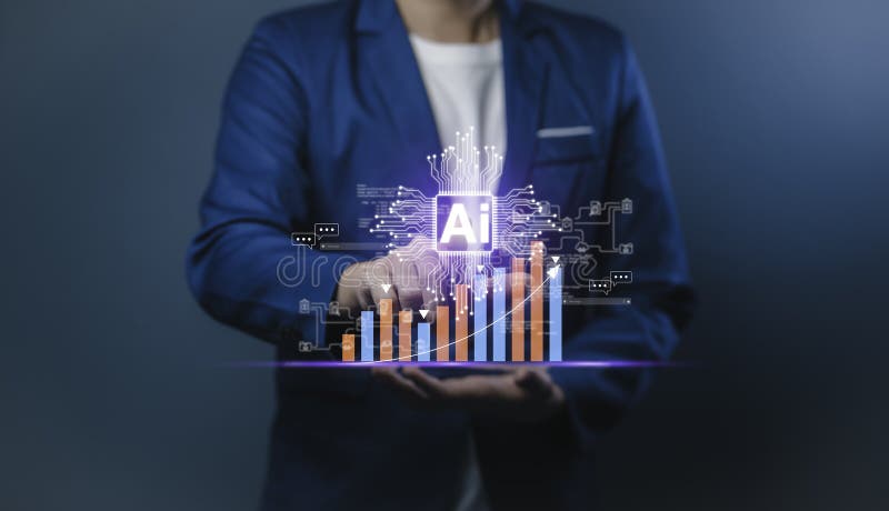 AI Business Document Featuring Artificial Intelligence with a Graph and ...