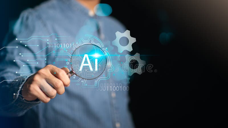 Ai ,Businessman Showing Concept, Connection, Innovation Development and ...