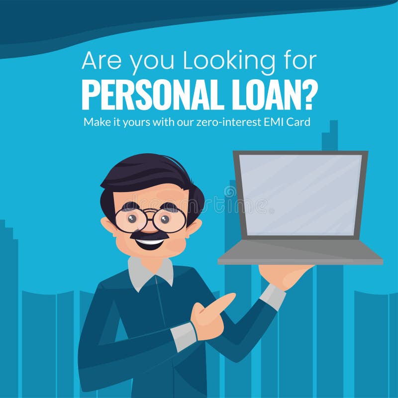 Banner Design of Personal Loan Stock Vector - Illustration of ...