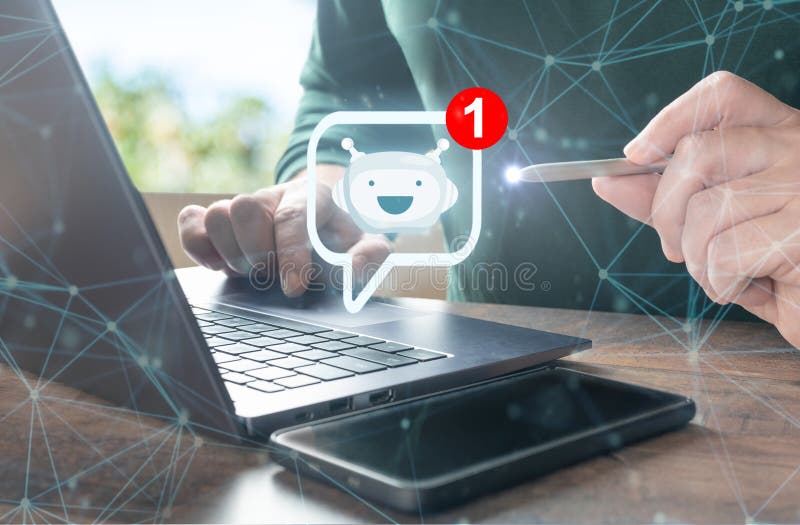 AI Chat Bot Chat with Businessman Provide Smart Solution To Solving ...