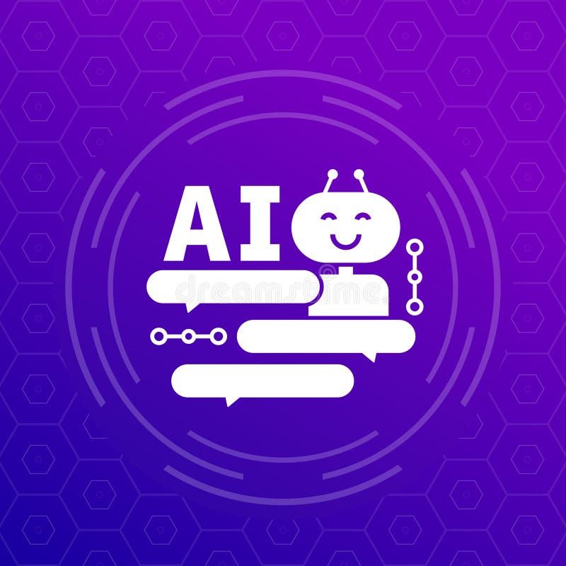 AI Chat Bot Icon, Artificial Intelligence Vector Stock Vector ... AI Chat Bot Icon, Artificial Intelligence Vector Stock Vector ...