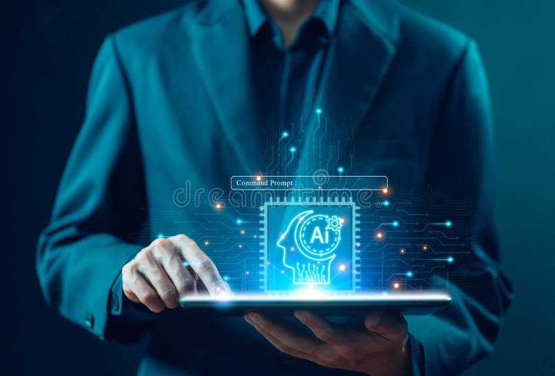 Ai Chat Digital Technology Development Of Smart Robot Conversation Concept Of Chatbot Generates