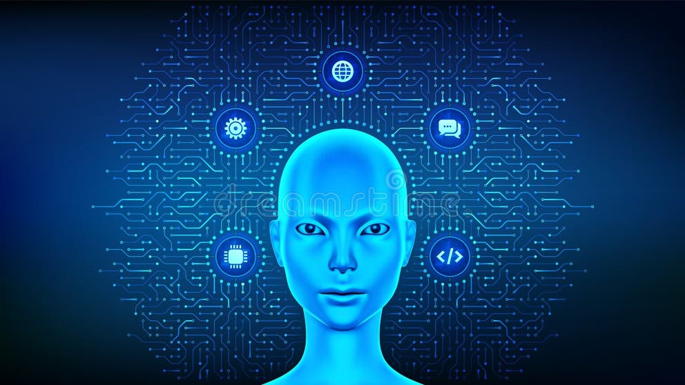 AI Chatbot, Artificial Intelligence Assistant Technology Concept. Smart ...