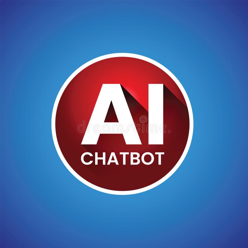 AI Chatbot - Artificial Intelligence Button Sign Stock Vector ...