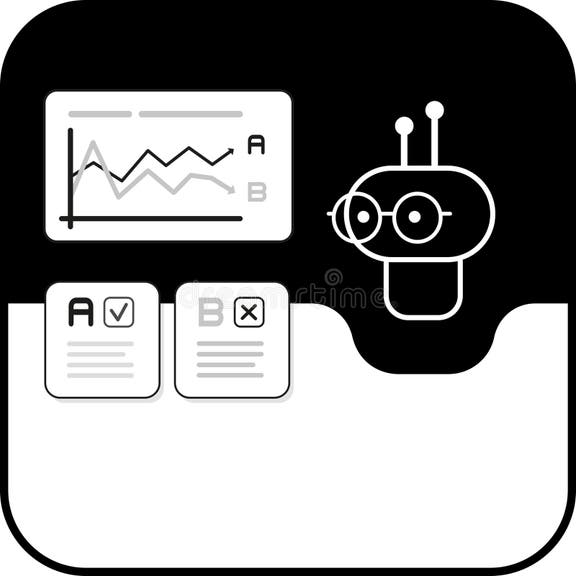 Square Analytics Chatbot Icon – AI, KI Statistics Vector Loop (EPS ...