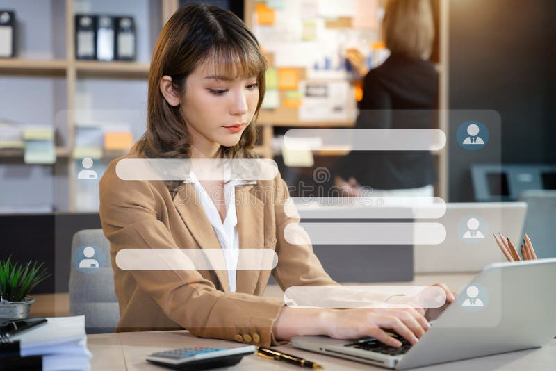 AI Chatbot Intelligent Digital Customer Service Application Concept ...