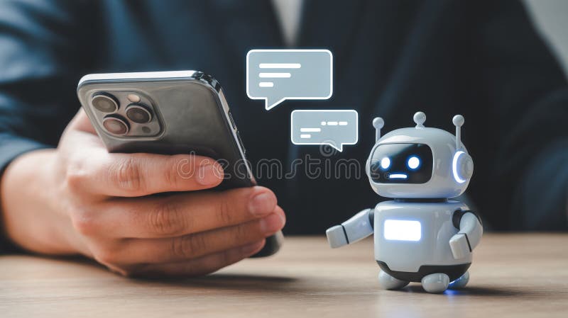 Artificial Intelligence Ai Chatbot Using Mobile Phone Technology for Customer Service Support ...