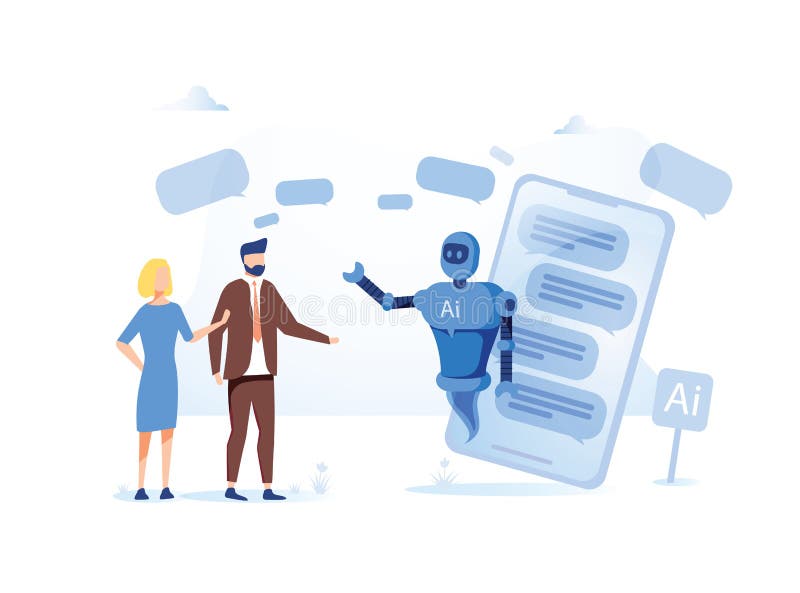 AI, Chatbot, Robotics Online Support Human Interactive Tech Interaction ...