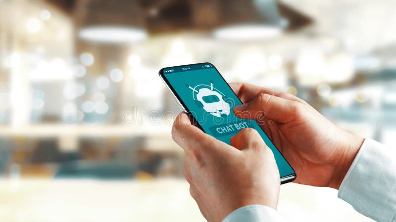 AI Chatbot Smart Digital Customer Service Application Concept. Uds ...