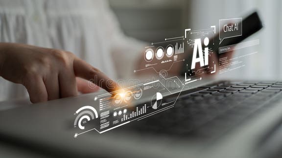 AI Virtual Assistant for Smarter Business Operations Latch Stock Image ...