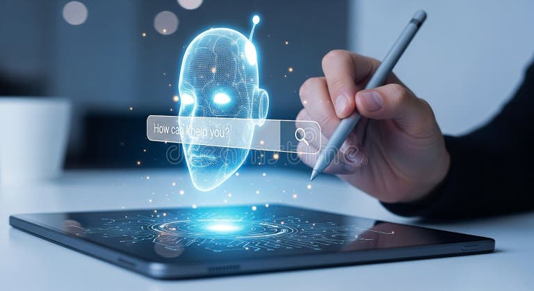 Ai Chatbot Virtual Assistant Technology Digital Transformation Machine ...