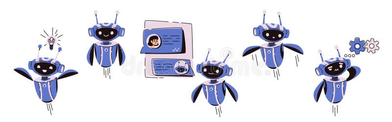 Chatbots Character Stock Illustrations – 293 Chatbots Character Stock ...